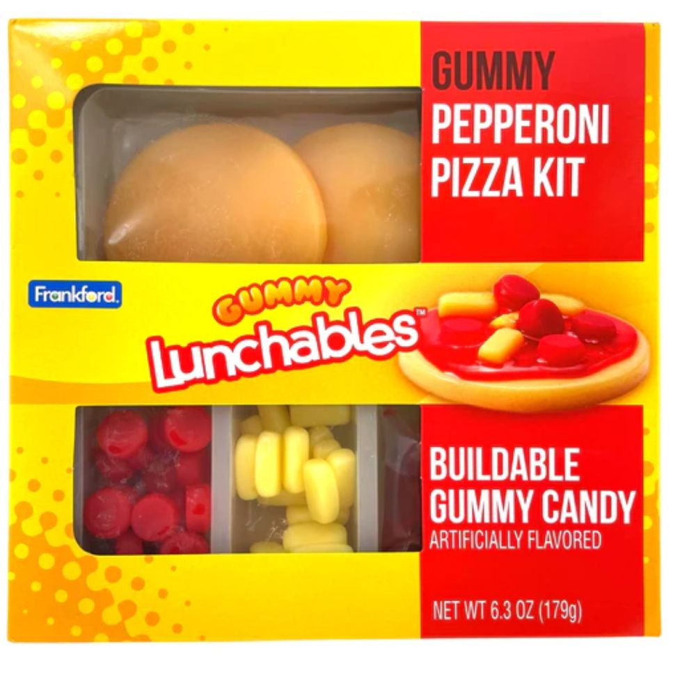 Kraft Lunchables Pizza Kit Gummy Candy - RetroFestive.ca
