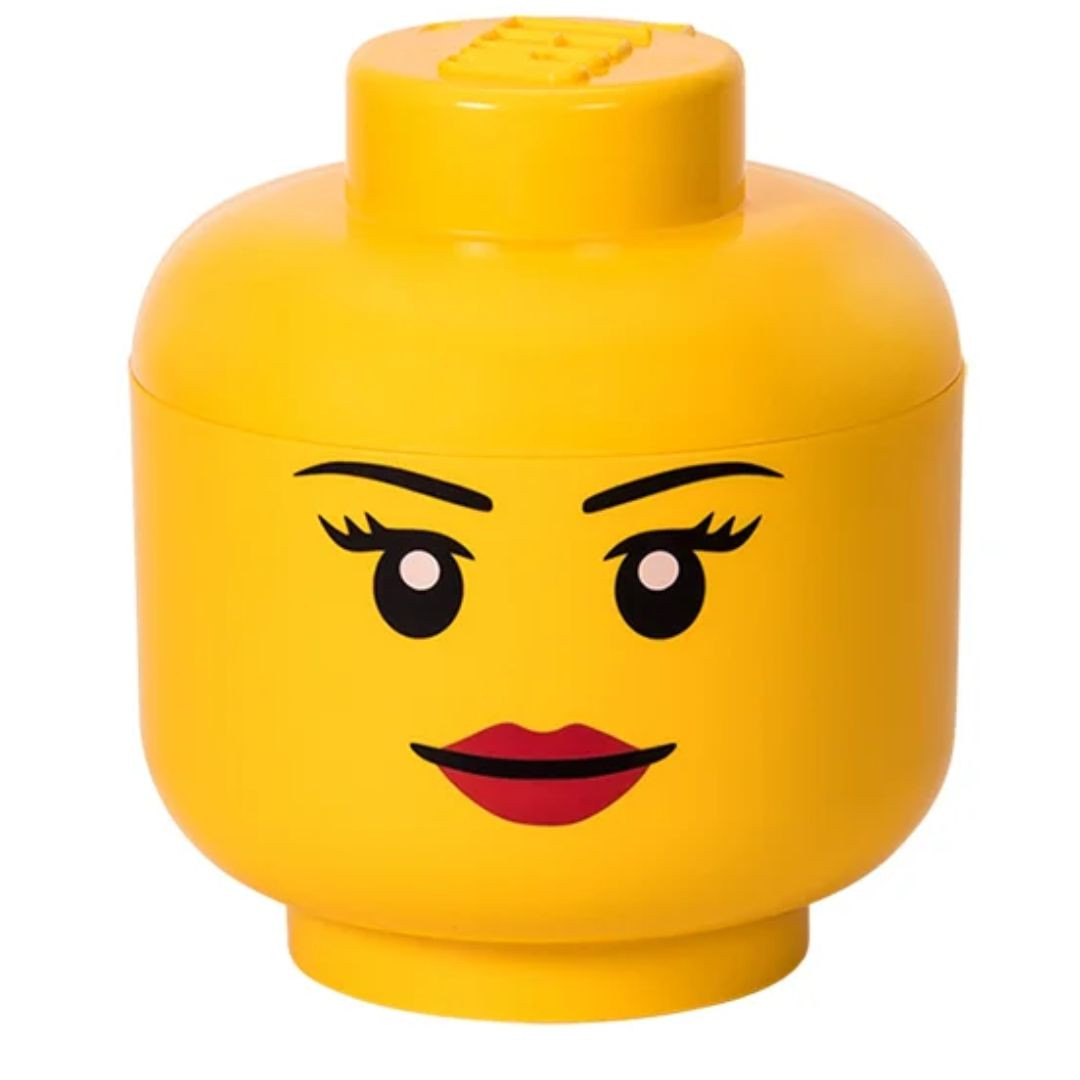 LEGO Storage Head - Large Girl - RetroFestive.ca