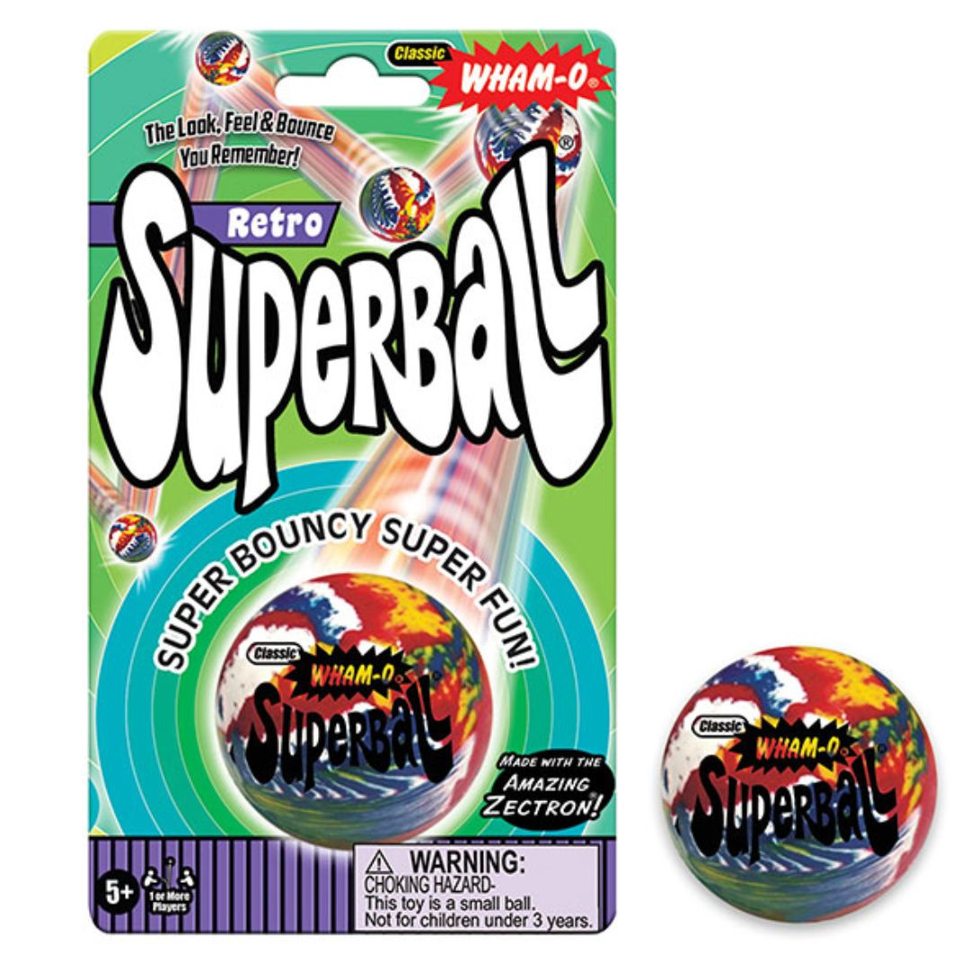 Classic Wham-O SuperBall (Multi-Colour) - RetroFestive.ca