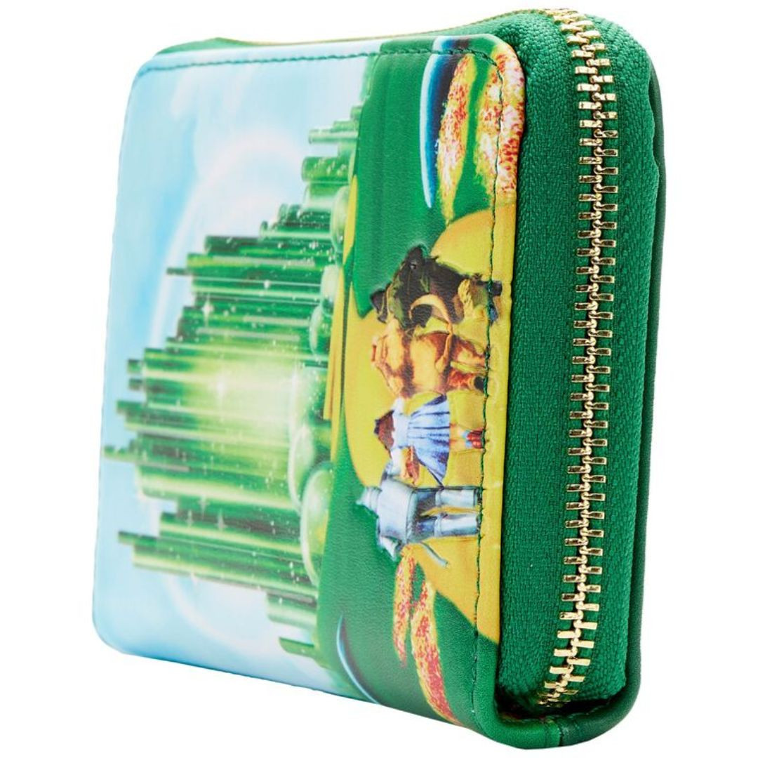 Wizard of Oz Emeral City Zip Around Wallet by Loungefly - RetroFestive.ca