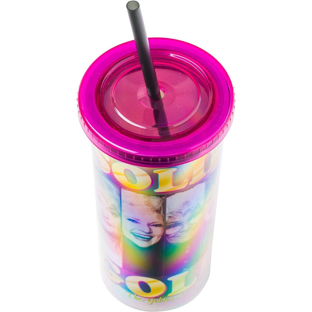 Golden Girls Solid Gold 20oz Plastic Tall Cold Cup - RetroFestive.ca