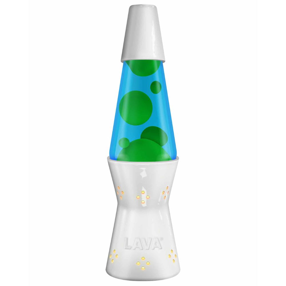 11.5-Inch Candle Lava Lamp - White/Yellow/Blue Canada | RetroFestive.ca