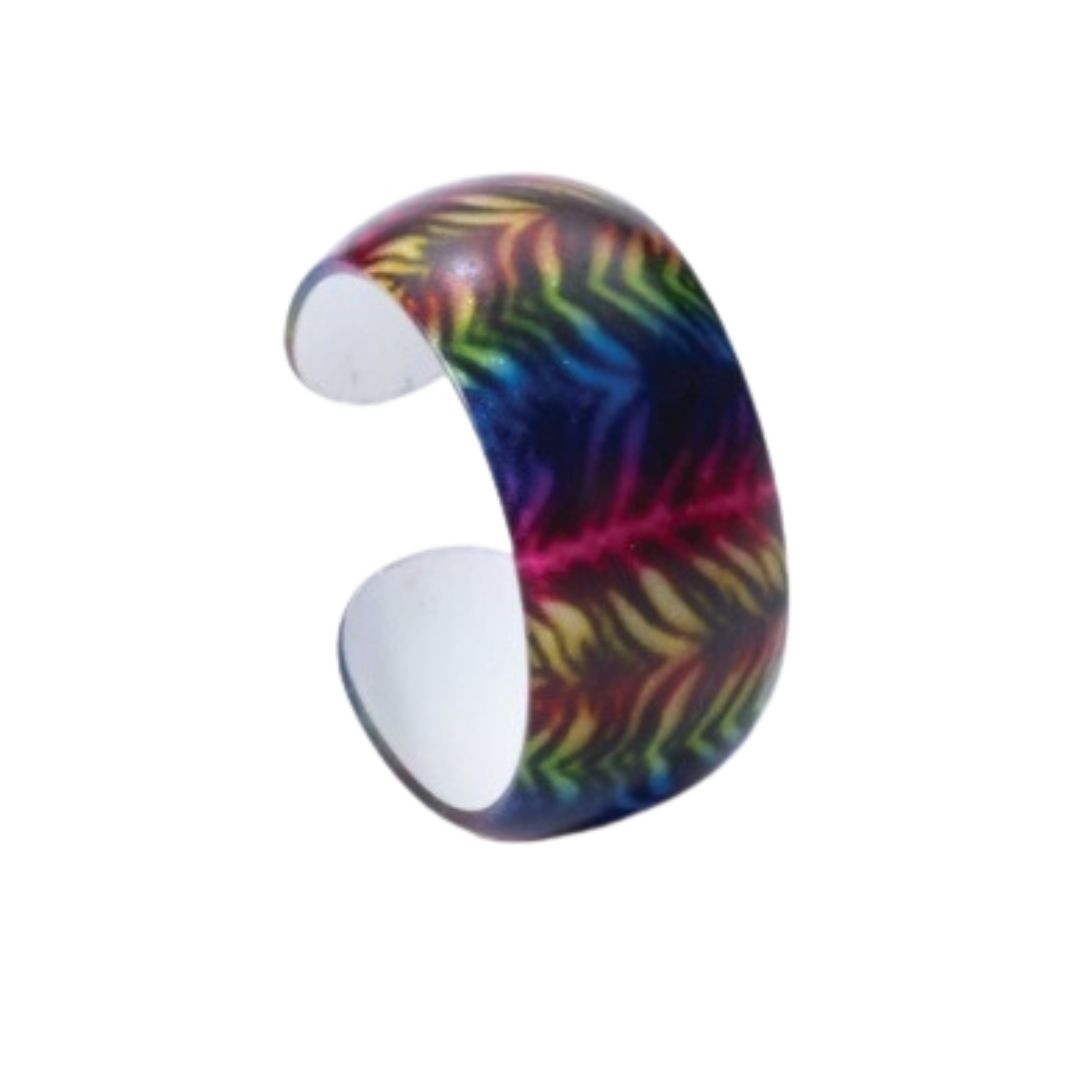 80's Rainbow Tiger Bangle Bracelets - RetroFestive.ca