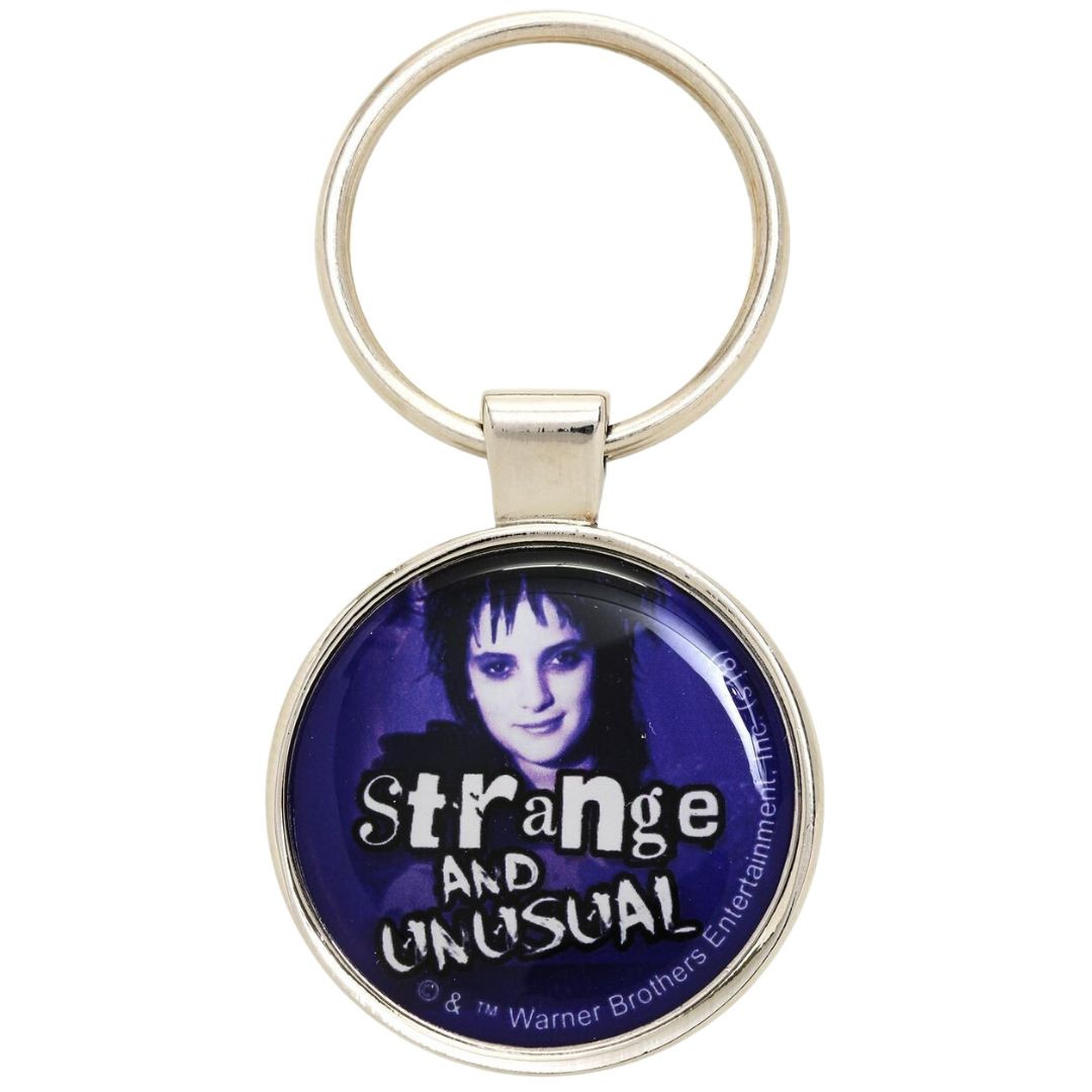 Beetlejuice Lydia Strange and Unusual Keychain - RetroFestive.ca