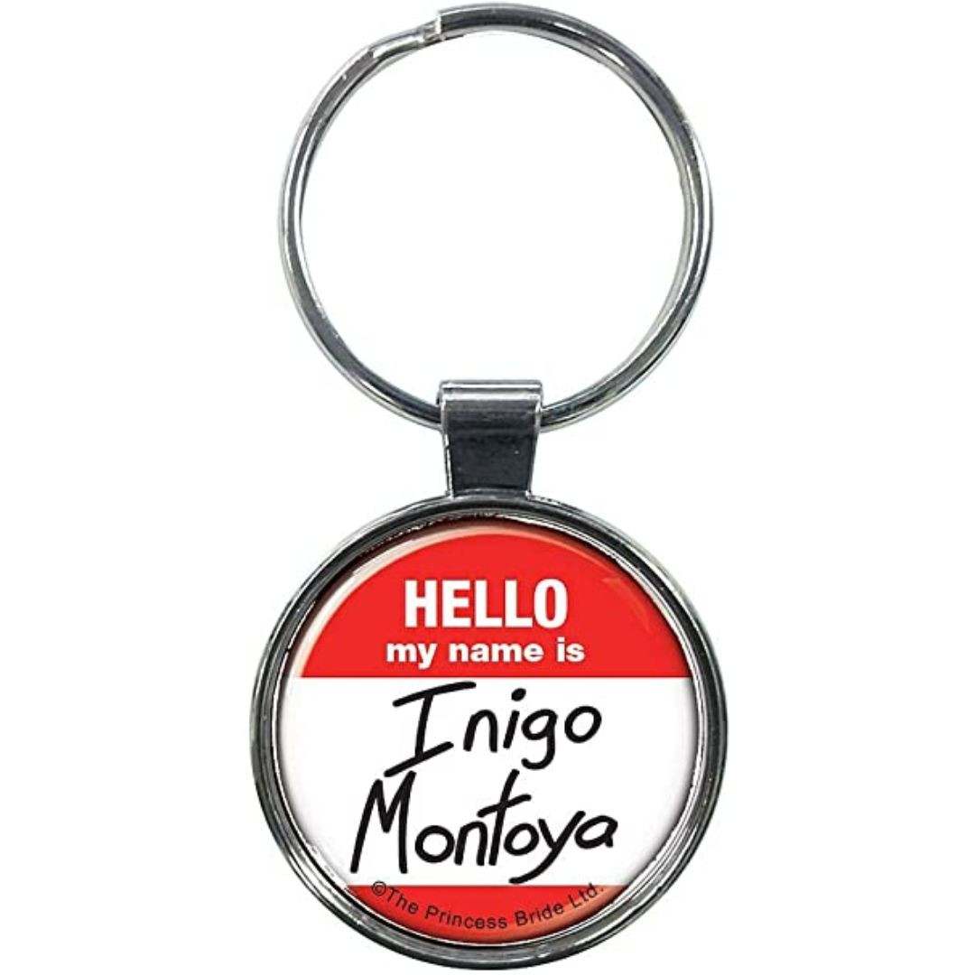 Princess Bride Hello My Name Is Keychain - RetroFestive.ca