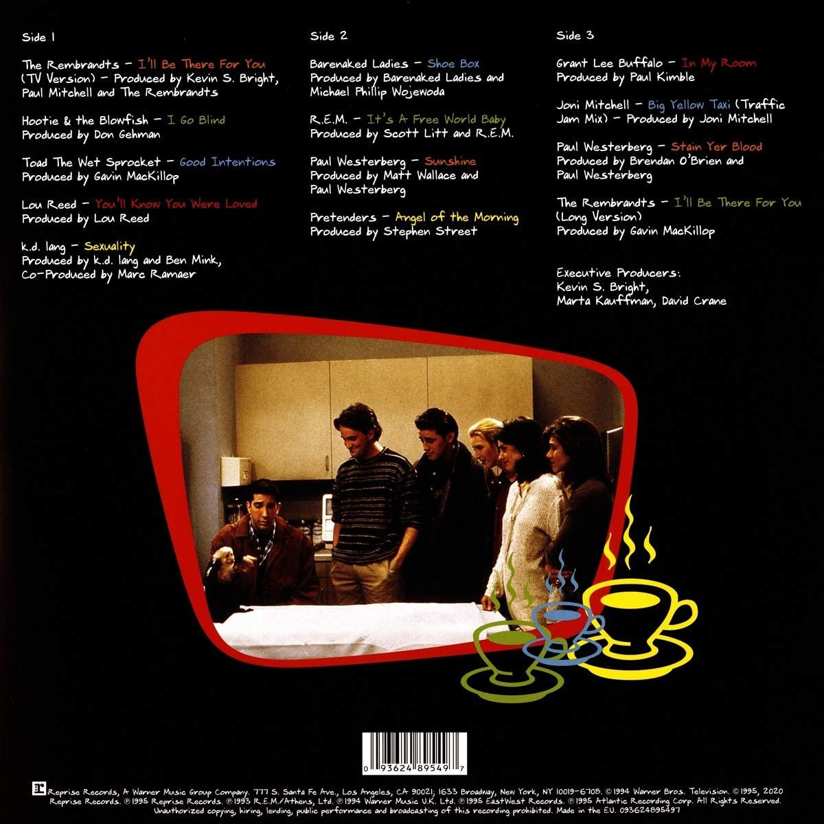 Friends Soundtrack Double Hot Pink LP Vinyl Records Canada ...