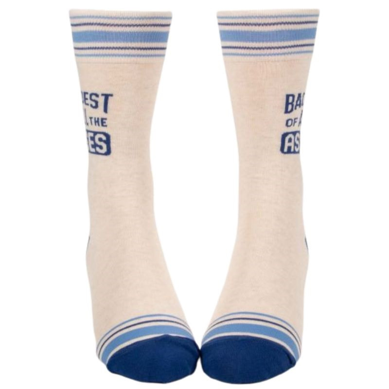 Baddest of All the Asses Men's Crew Socks by Blue Q - RetroFestive.ca