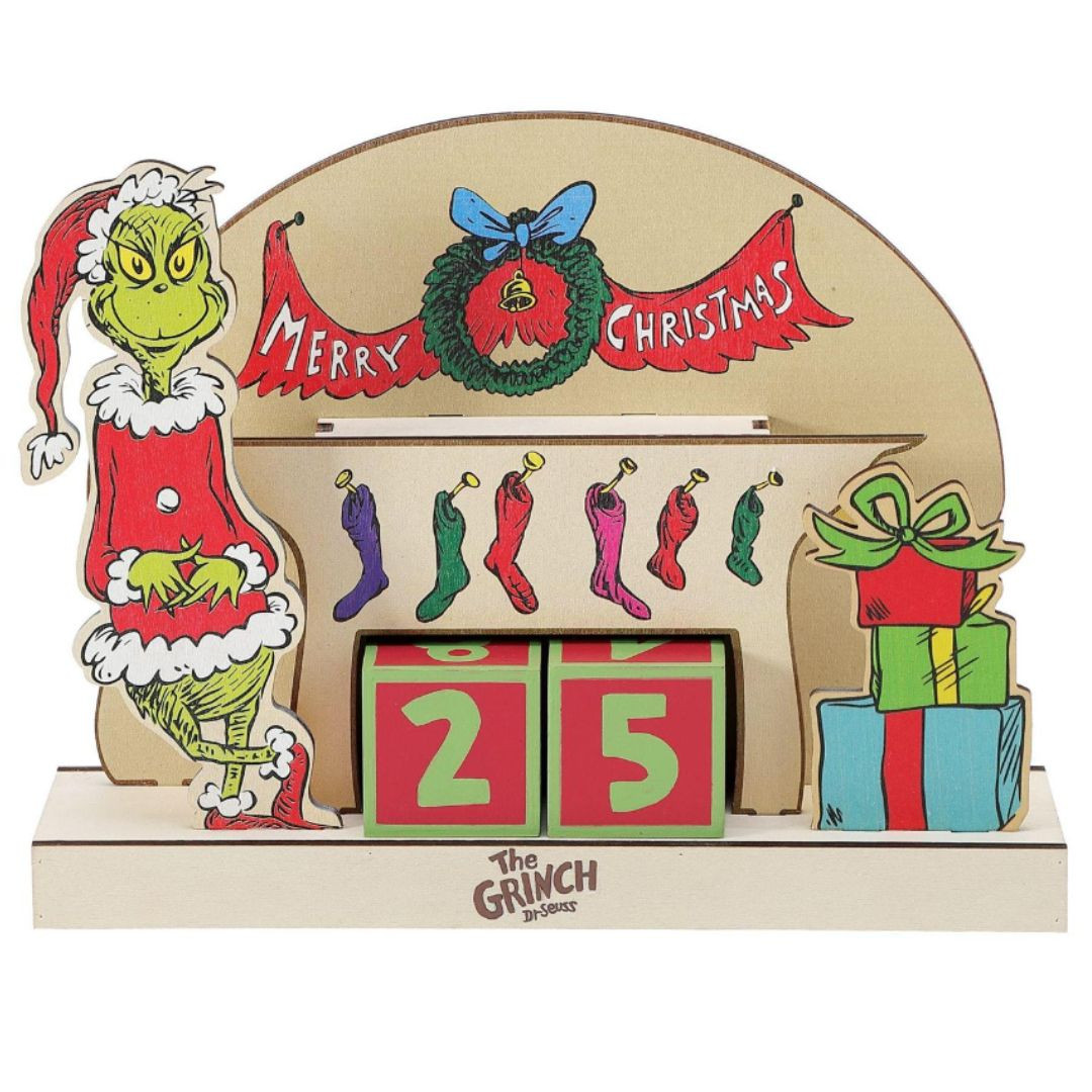 Grinch Countdown Table Top Calendar by Department 56 - RetroFestive.ca