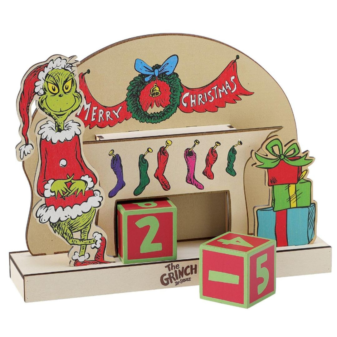 Grinch Countdown Table Top Calendar by Department 56 - RetroFestive.ca