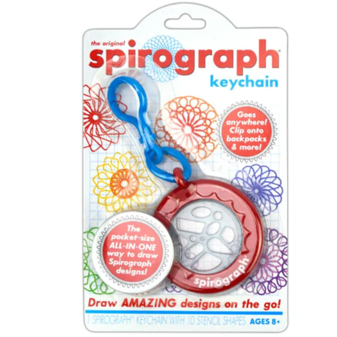 Spirograph Keychain - RetroFestive.ca