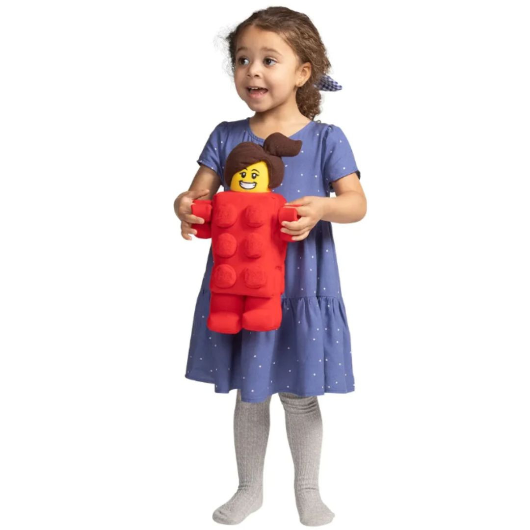 Lego Brick Suit Girl 13-Inch Plush Toy - RetroFestive.ca