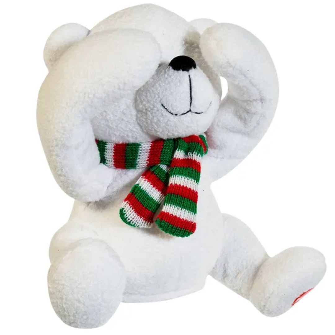 Peek-A-Boo Christmas Bear - RetroFestive.ca