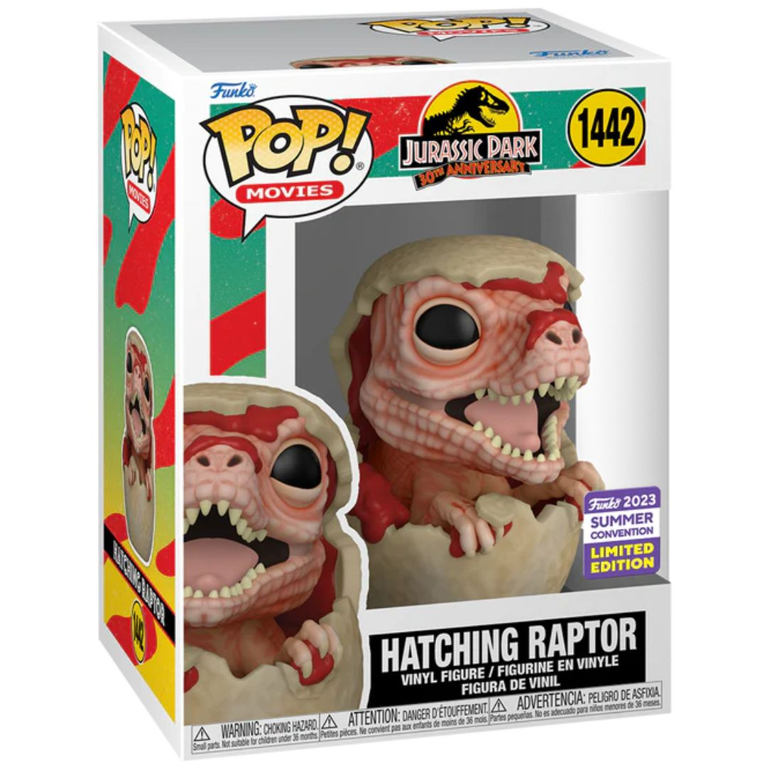 Pop! Movies: Jurassic Park 30th Anniversary Hatching Raptor ...