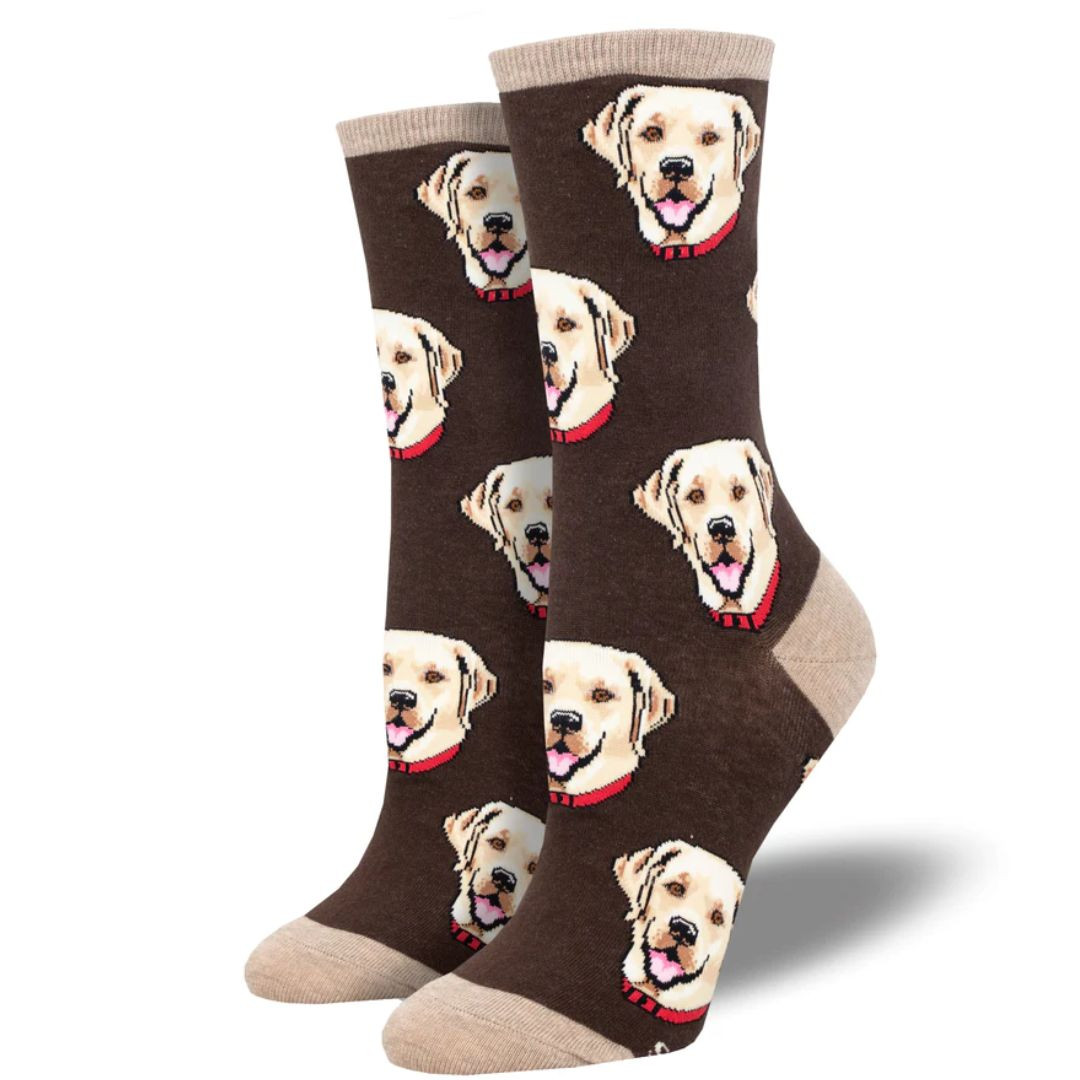 Labrador Socks for Women by Socksmith - RetroFestive.ca