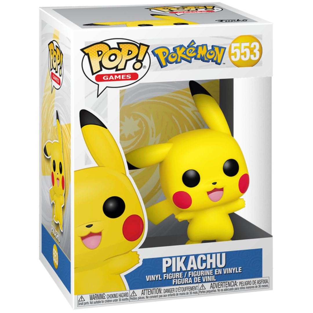Pop! Pokemon: Pikachu Waving Funko Figure - RetroFestive.ca