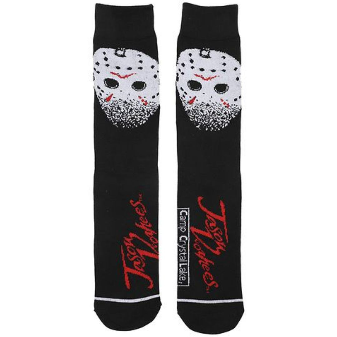 Classic Horror Characters 3-Pair Pack of Men's Crew Socks in Retro TV ...