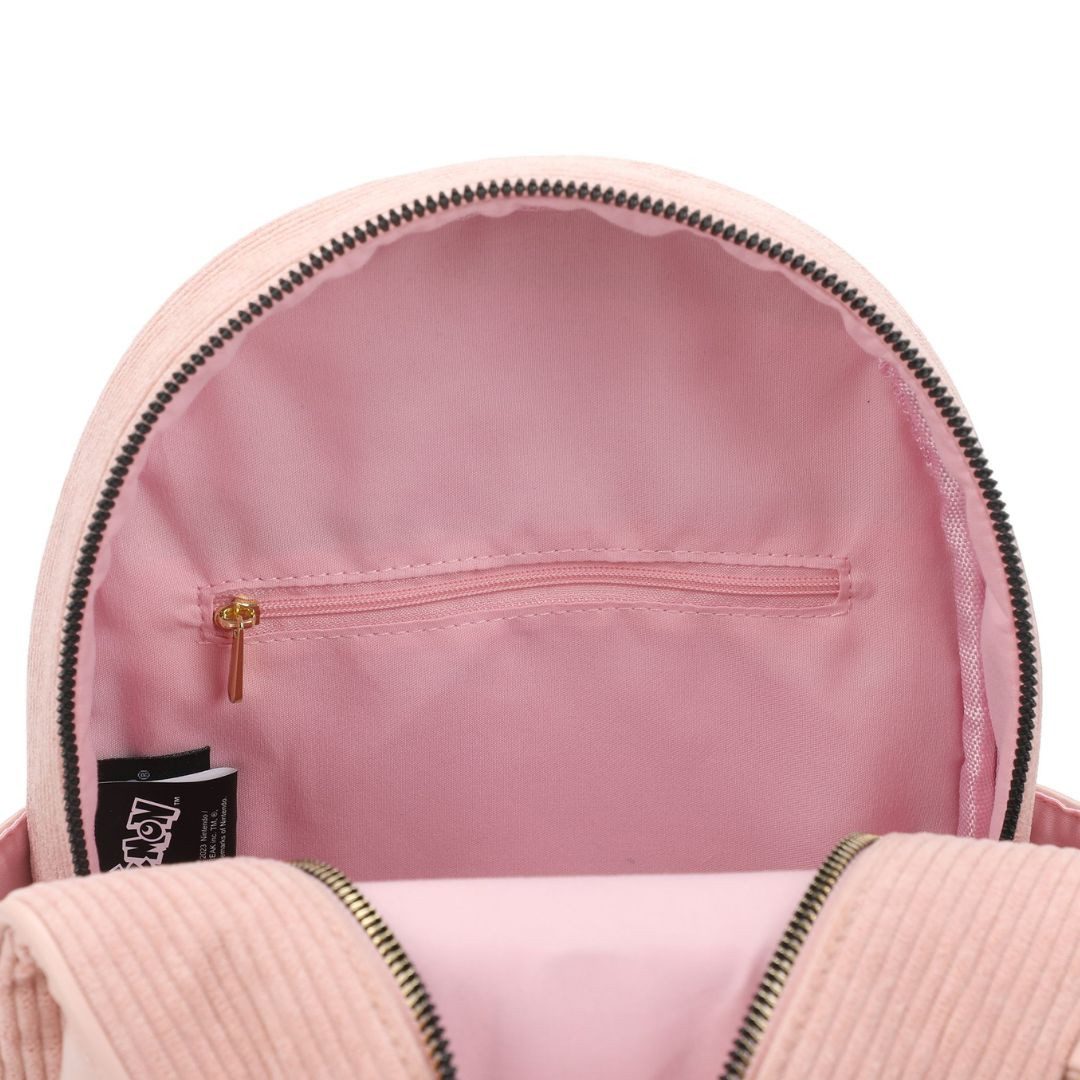 Pokemon Eevee Mini Backpack Pink Corduroy - RetroFestive.ca