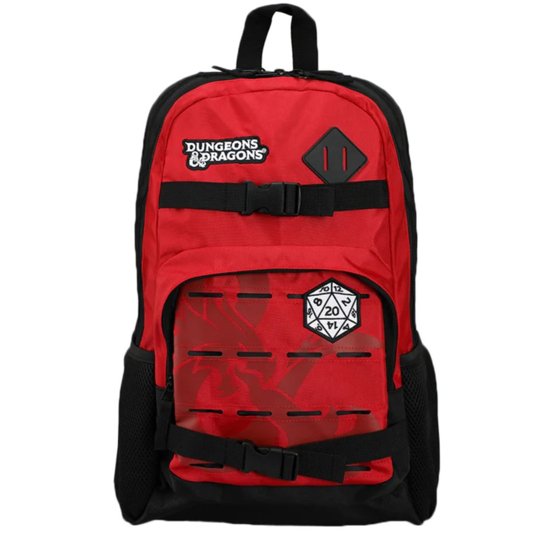 Dungeons and Dragons Dice Logo Skate Strap Backpack - RetroFestive.ca