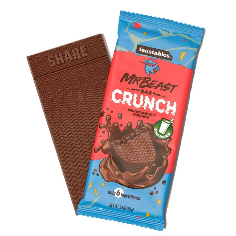 Mr Beast Chocolate Crunch Bar - RetroFestive.ca
