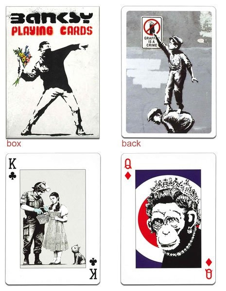 Banksy Playing Cards - RetroFestive.ca