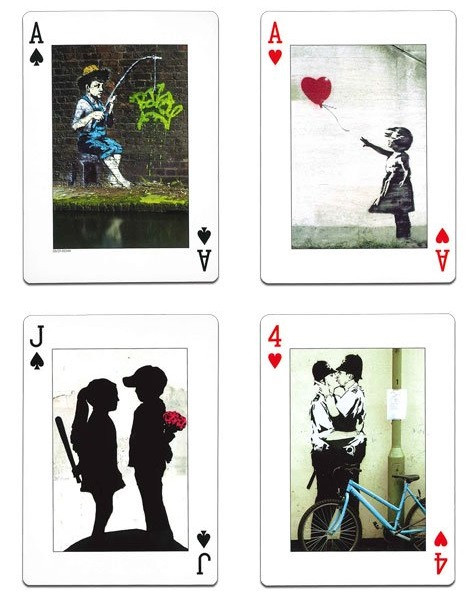 Banksy Playing Cards - RetroFestive.ca