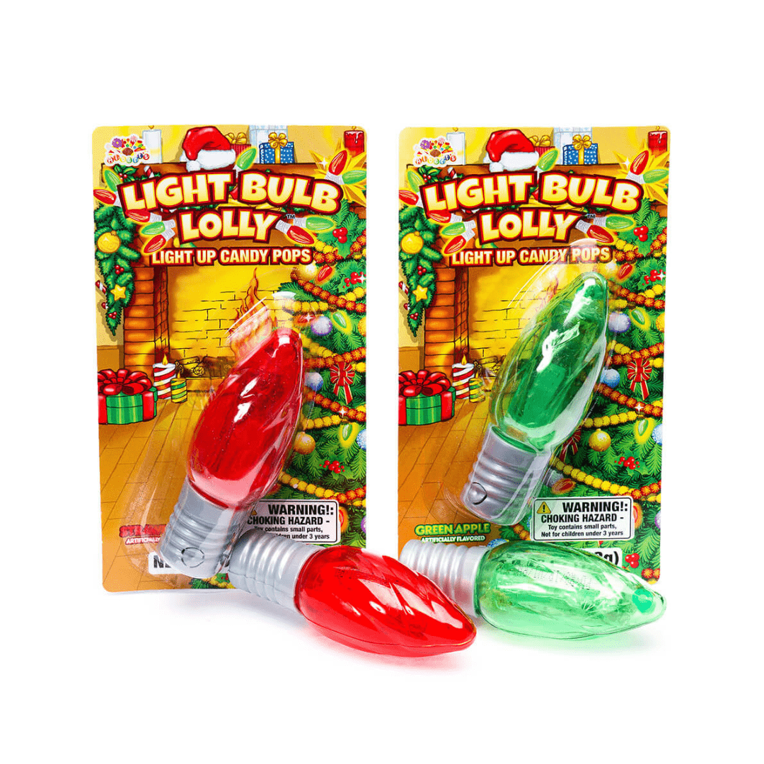 Light Bulb Lolly Light Up Candy Pop Canada | RetroFestive.ca