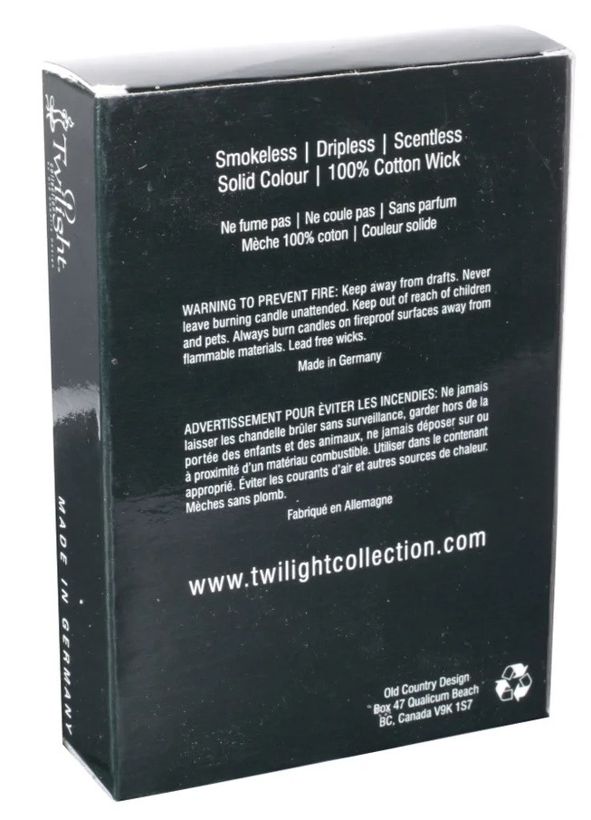 Twilight 4" Mini Candles - 12 Pack - Red - RetroFestive.ca
