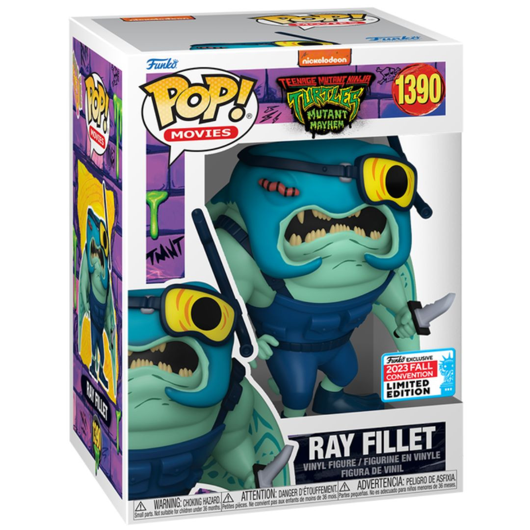 Pop! Movies: TMNT Mutant Mayhem - Ray Fillet Limited Edition ...