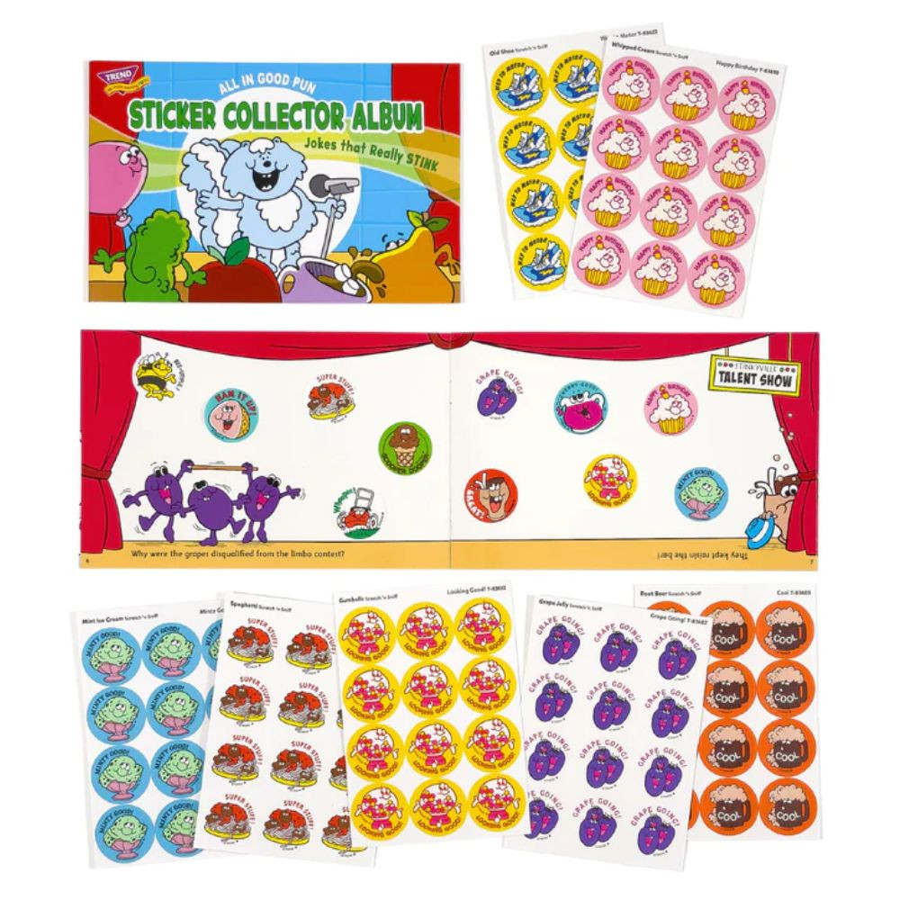All in Good Pun: Jokes that Really STINK Sticker Collector Album ...