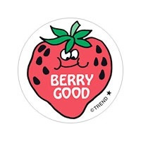 Berry Good - Strawberry Scent Retro Scratch 'n Sniff Stickers ...