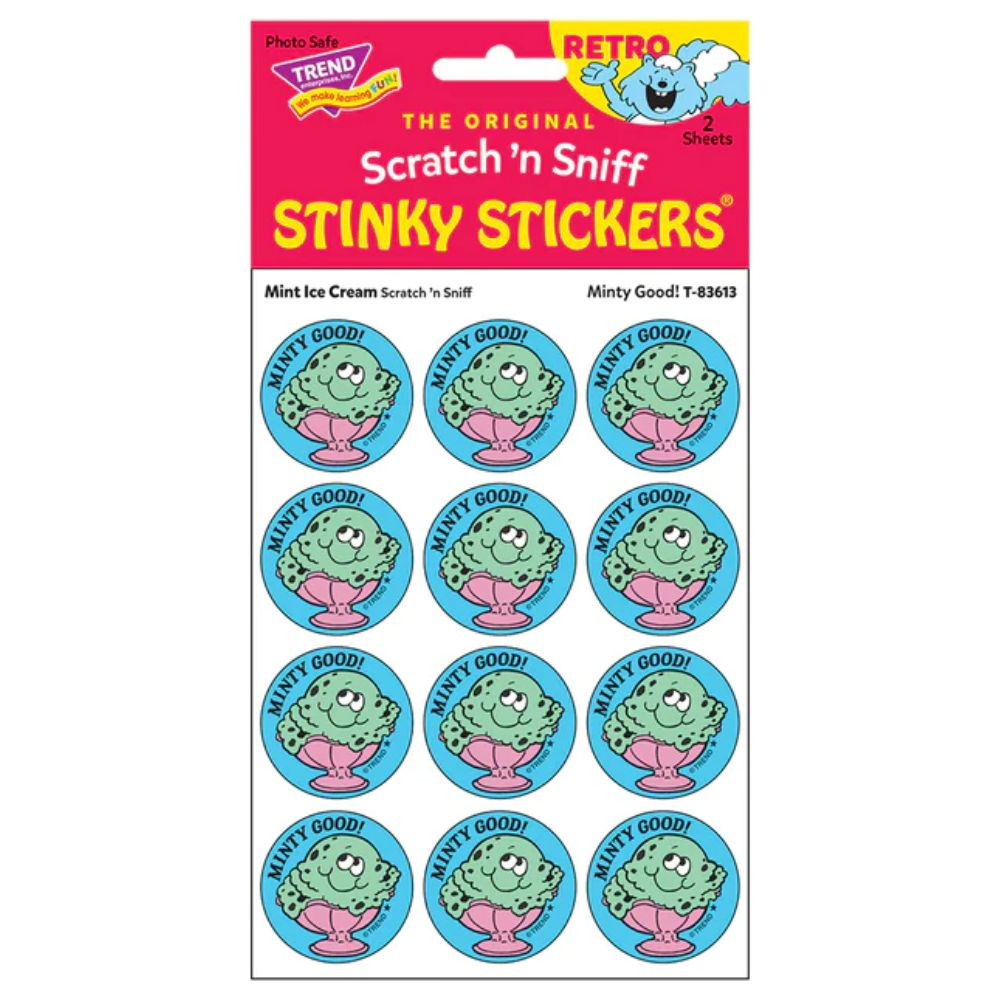 Minty Good! - Mint Ice Cream Scent Retro Scratch 'n Sniff Stinky ...