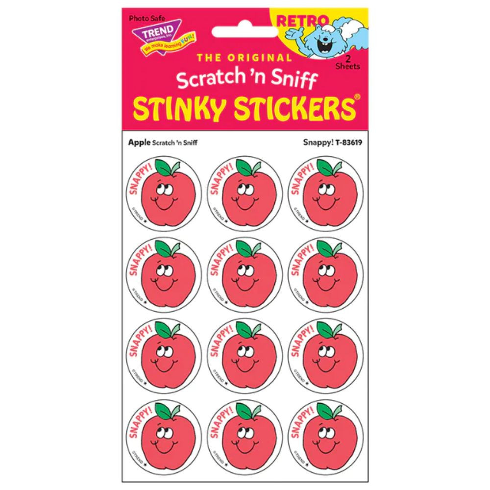 Snappy! - Apple Scent Retro Scratch 'n Sniff Stinky Stickers ...