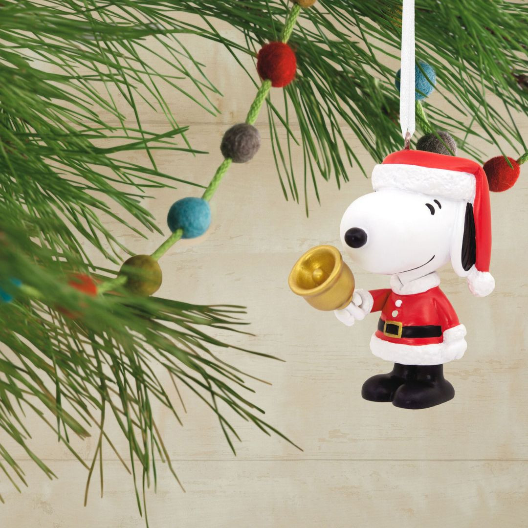 Peanuts Snoopy Bell Ringer Ornament by Hallmark - RetroFestive.ca