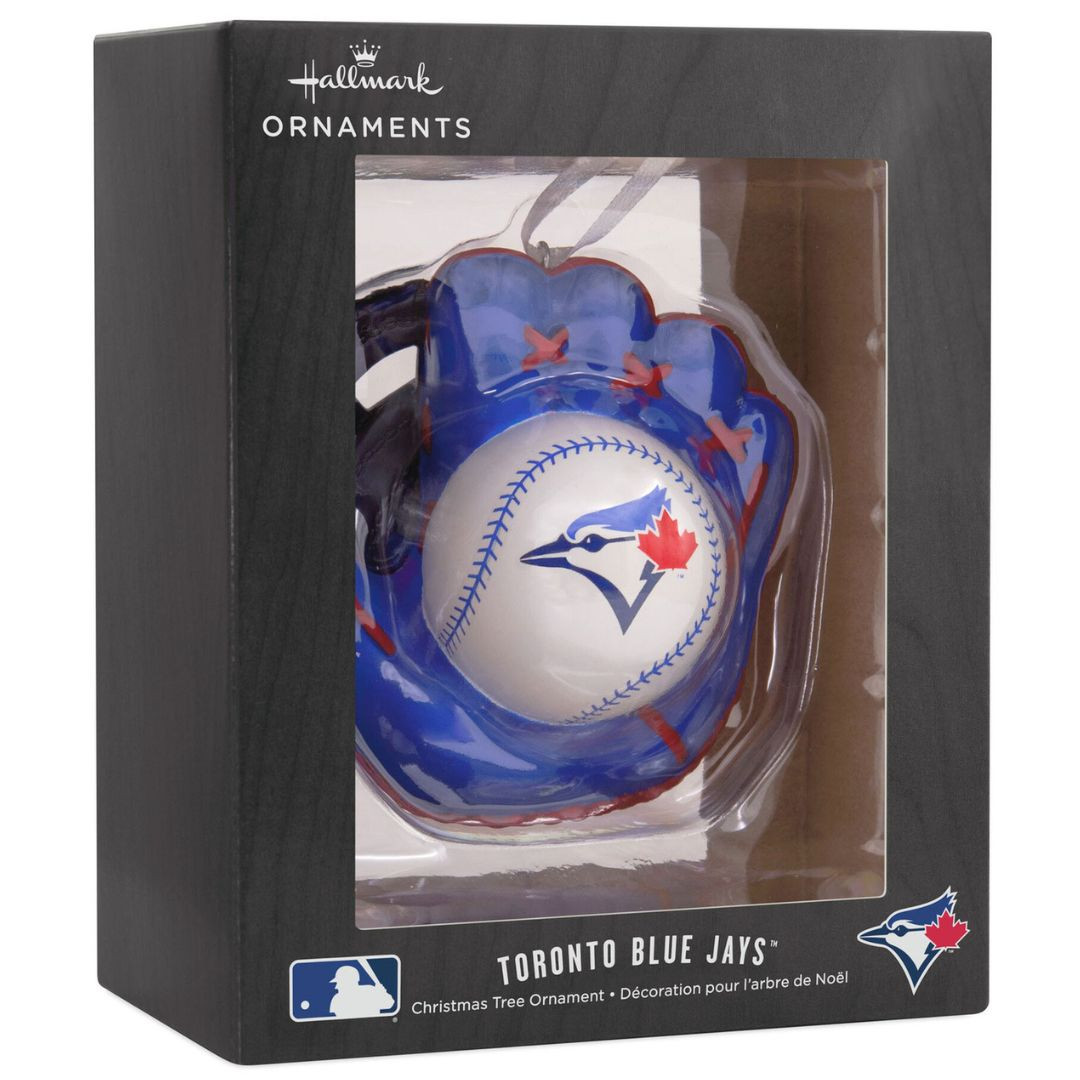 Toronto Blue Jays Baseball Glove Ornament by Hallmark - RetroFestive.ca
