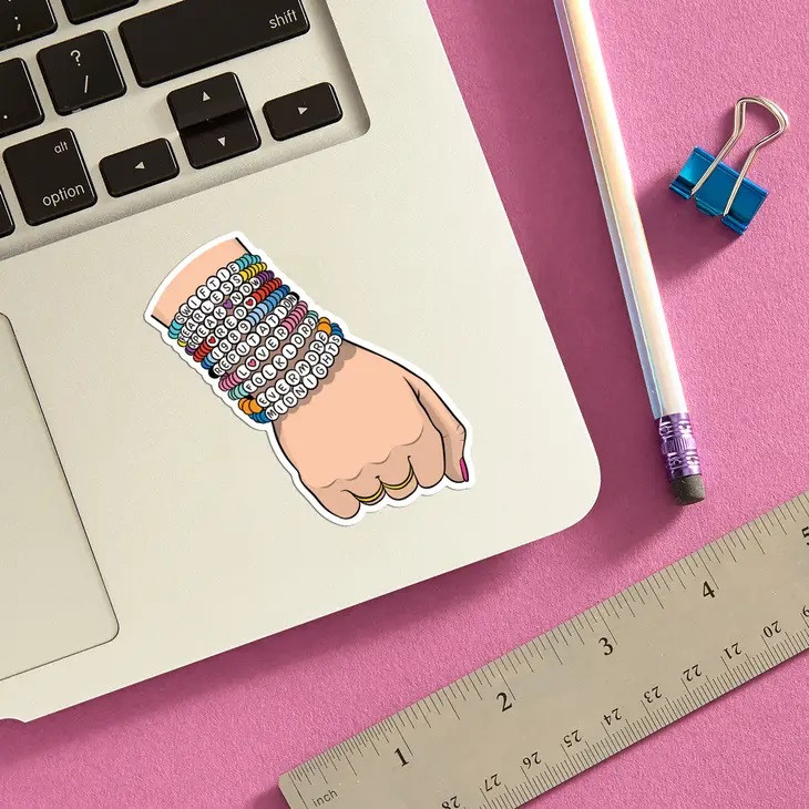 Friendship Bracelets - Taylor Swift Sticker (3-Inch) - RetroFestive.ca