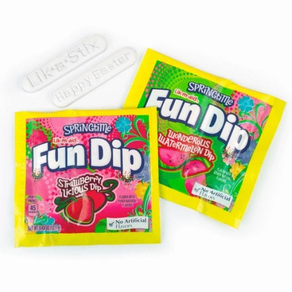 Springtime Easter Fun Dip - Box of 16 Packets - RetroFestive.ca