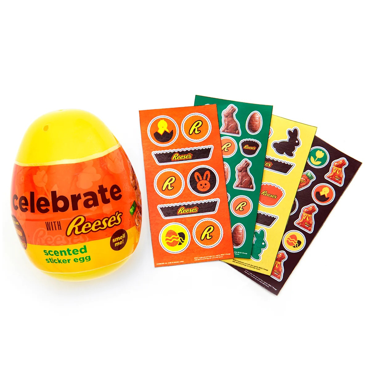 Reese's Scented Stickers Easter Egg - RetroFestive.ca