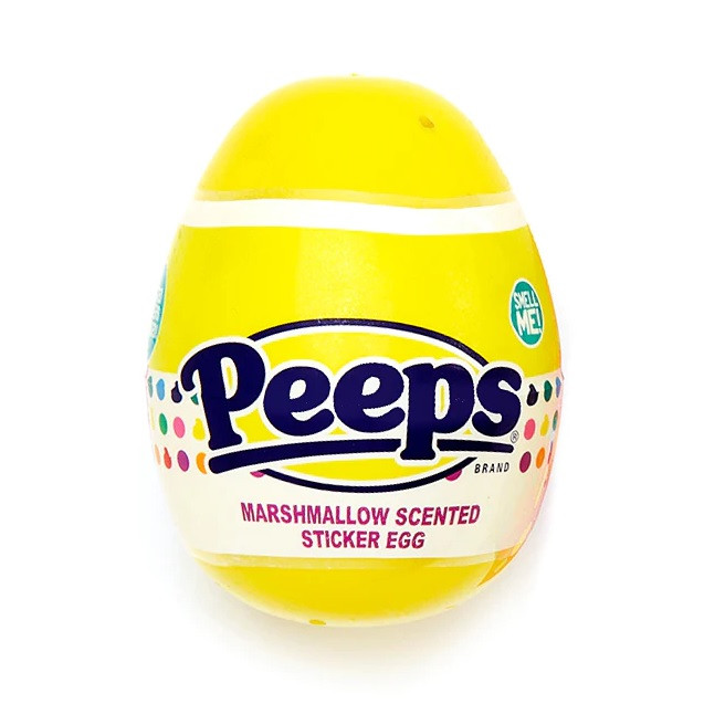 Peeps Marshmallow Scented Stickers Easter Egg - RetroFestive.ca