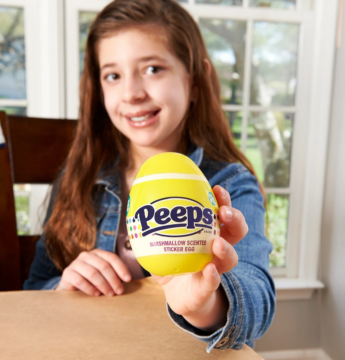 Peeps Marshmallow Scented Stickers Easter Egg - RetroFestive.ca