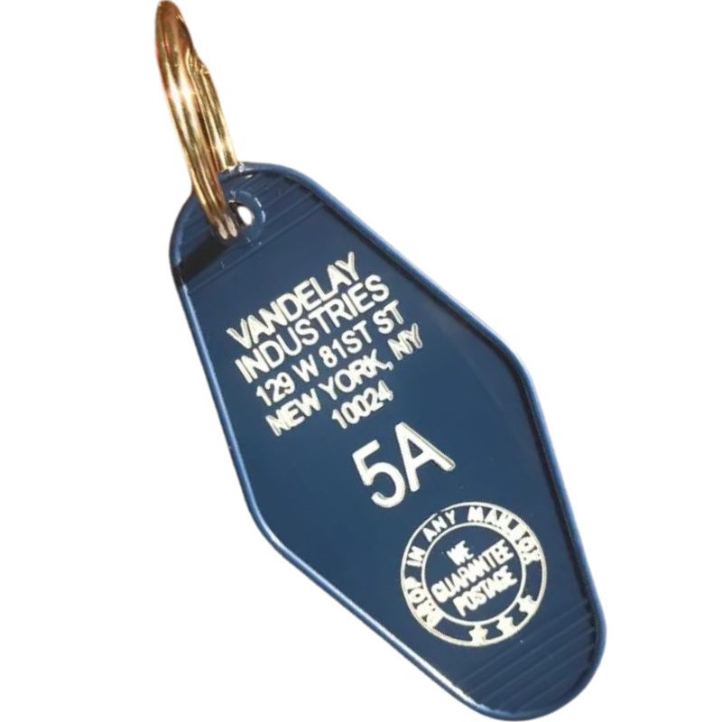 Vandelay Industries Retro Motel Style Key Ring - RetroFestive.ca