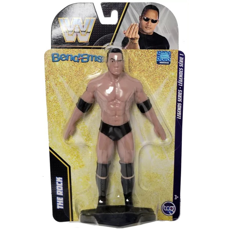 WWE Legends Bend-Ems The Rock | RetroFestive.ca