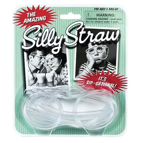 The Amazing Silly Straw Drinking Glasses - RetroFestive.ca