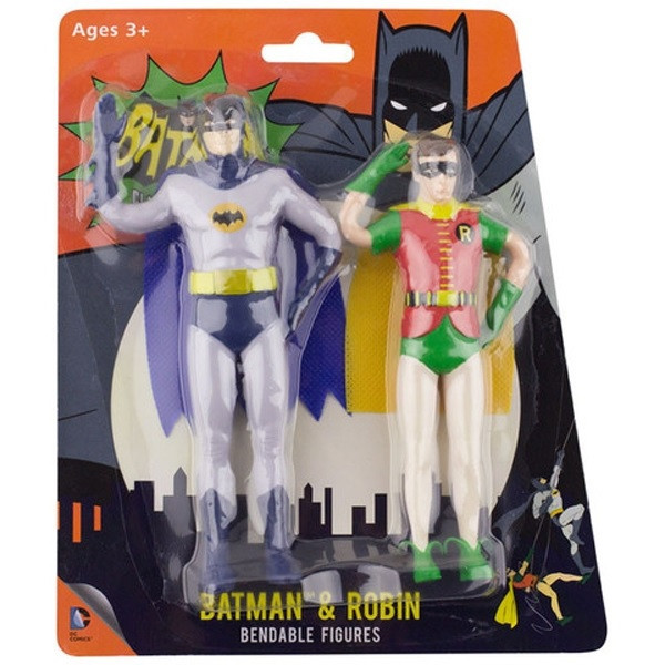 Batman and Robin 6-Inch Bendable Figures - RetroFestive.ca