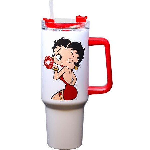Betty Boop 40-Ounce Stainless Steel Travel Mug - RetroFestive.ca