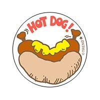 Hot Dog!, Hot Dog scent Retro Scratch 'n Sniff Stinky Stickers ...