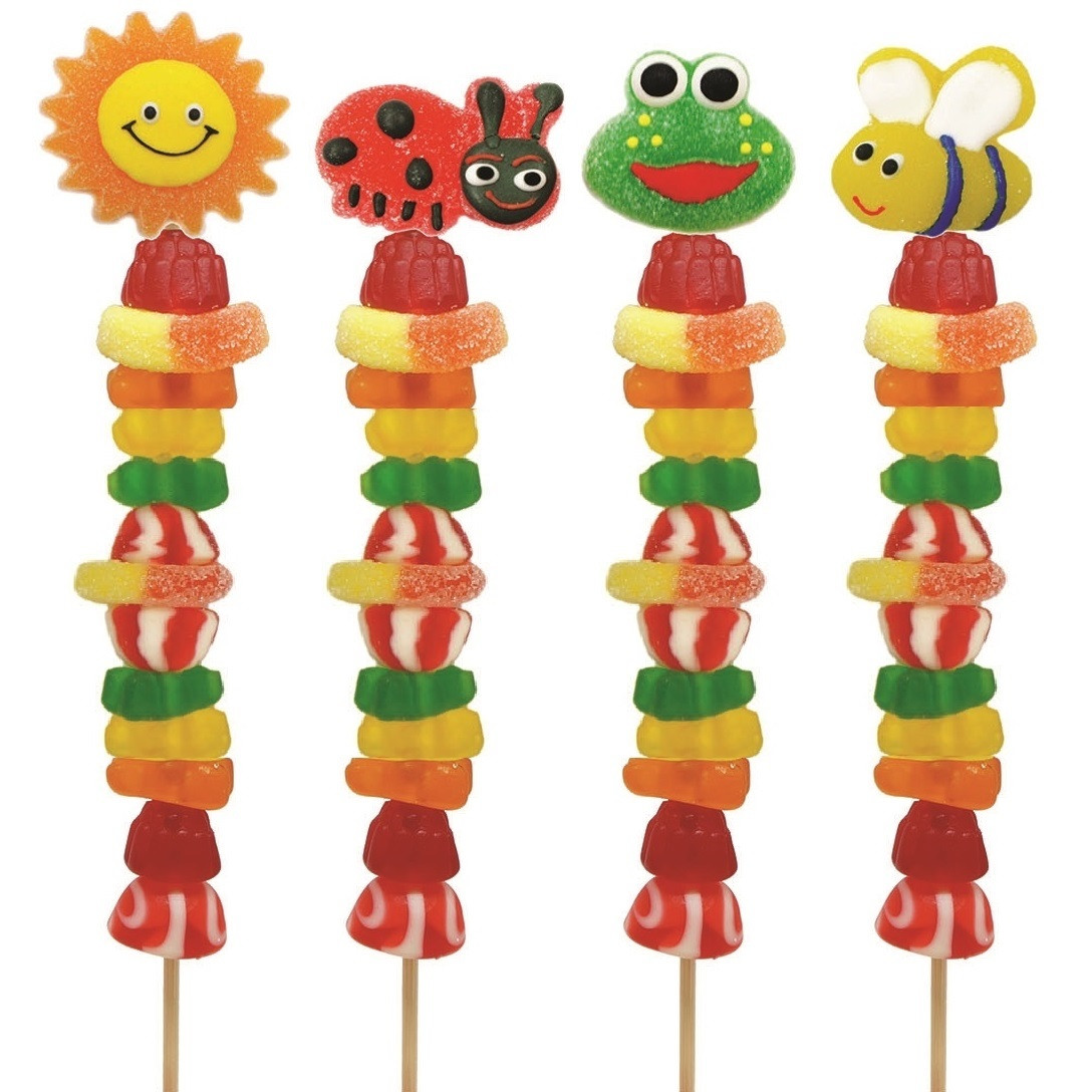 Spring Candy Kabob - RetroFestive.ca