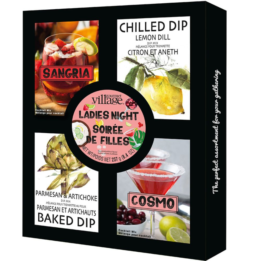Ladies Night Party Pack Set of 4 by Gourmet Village - RetroFestive.ca