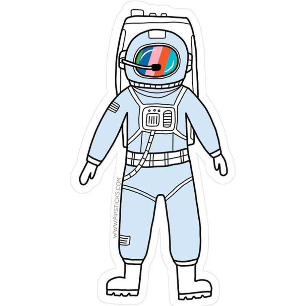 Astronaut Vinyl Sticker By PipSticks - RetroFestive.ca