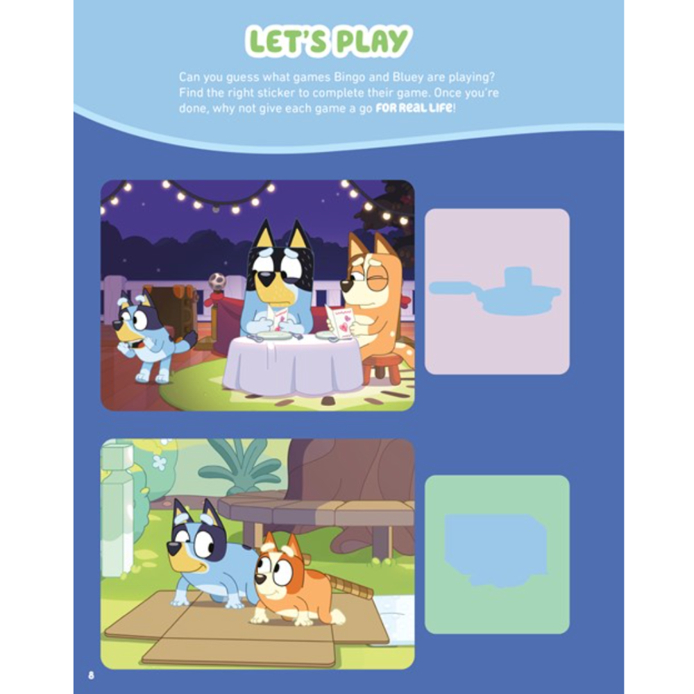 Bluey Super Stickers Book Canada | RetroFestive.ca