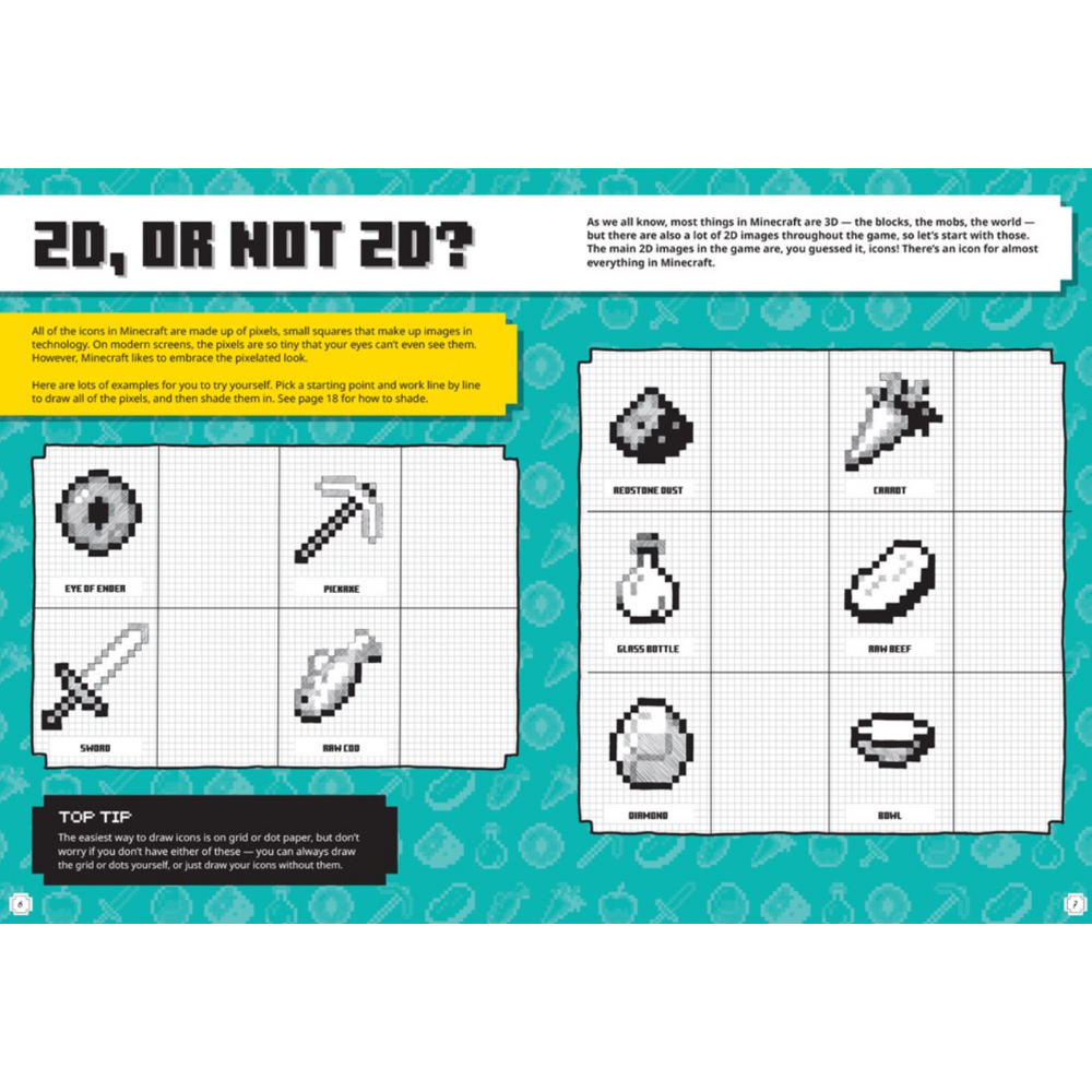 How to Draw Minecraft Book Canada | RetroFestive.ca